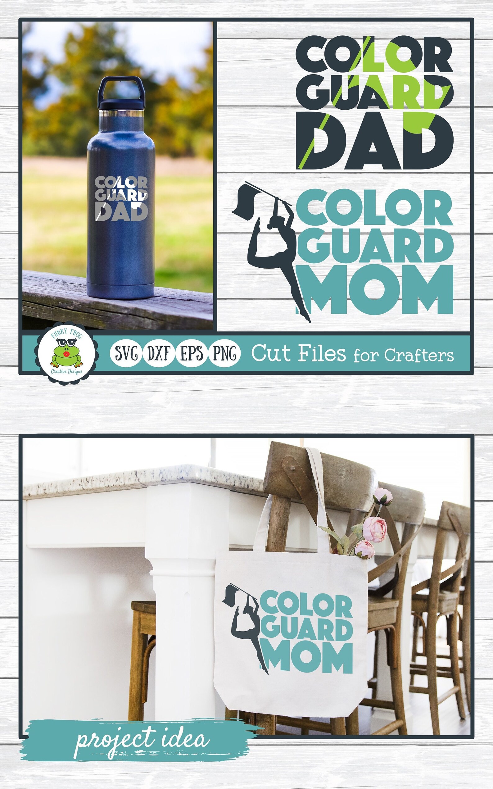 Color Guard Mom and Color Guard Dad SVG Cut Files for - Etsy