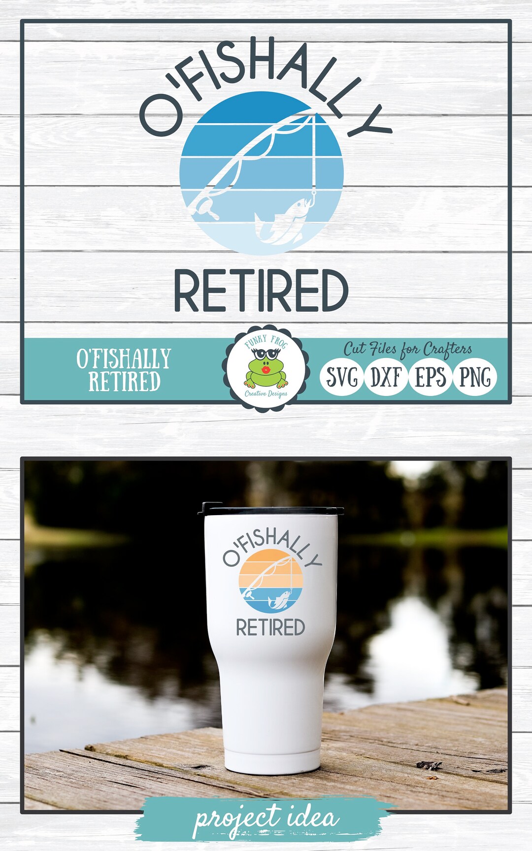 O'fishally Retired SVG Cut File for Crafters - Etsy