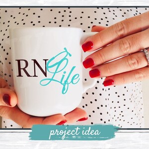 RN Life, Nursing SVG Cut File for Crafters - Etsy