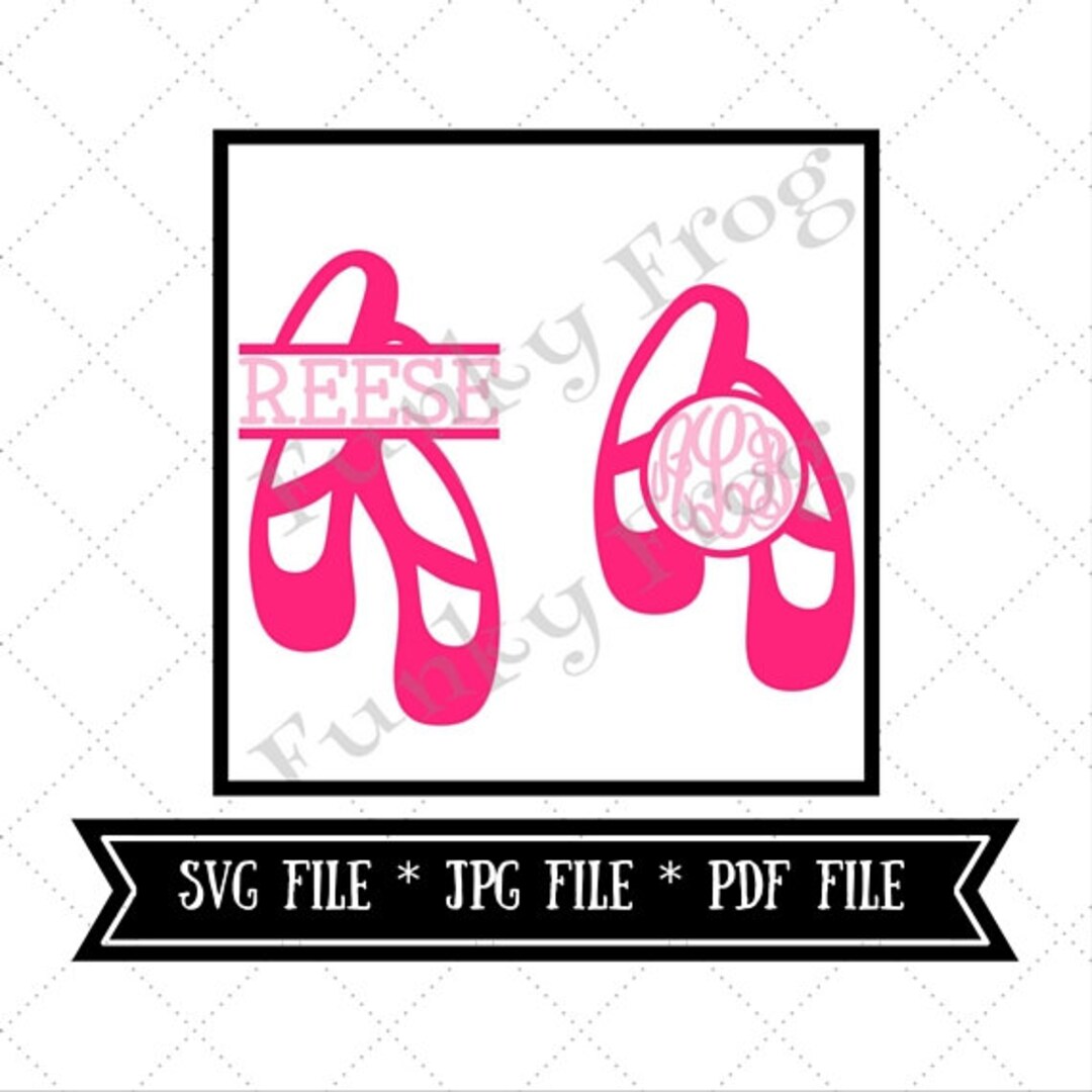 Ballet Dance Shoes SVG Cut File for Crafters - Etsy