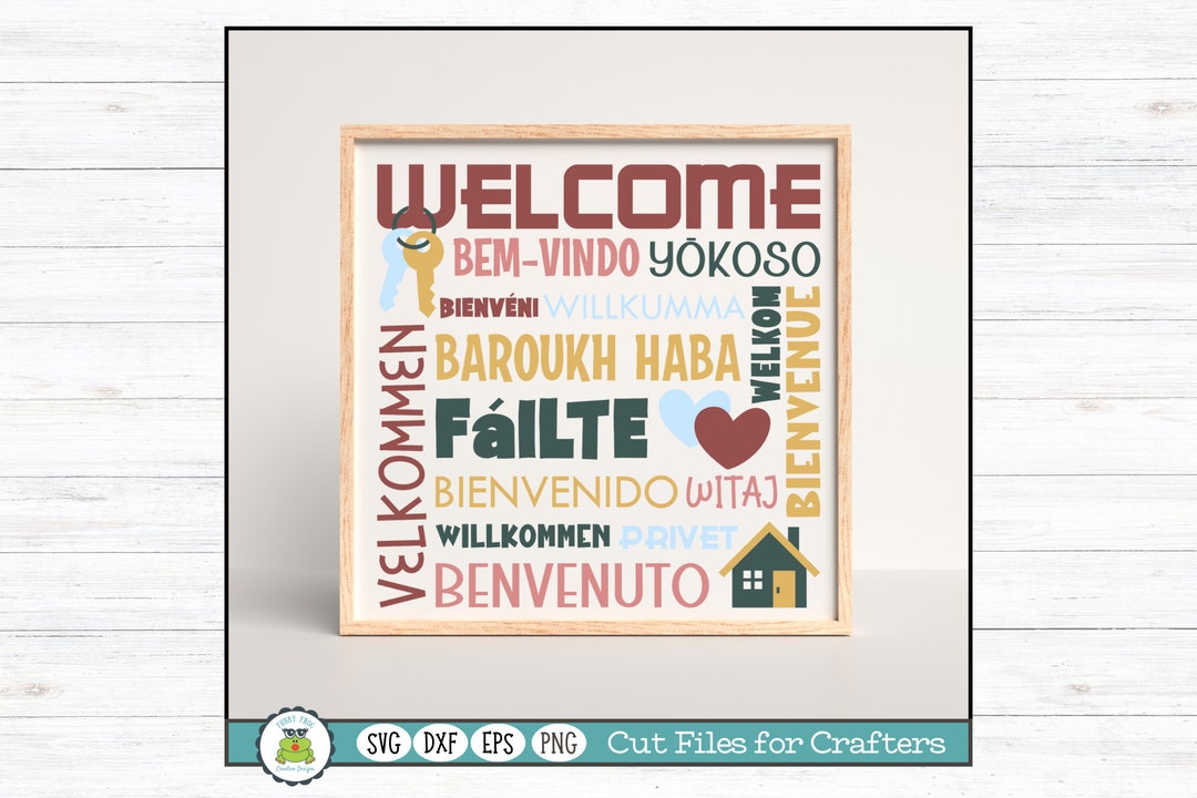 Welcome Subway Art, SVG Cut File, Printable Wall Art (digital Download ...