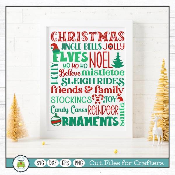 Christmas Subway Art - Etsy