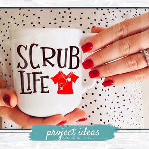 Scrub Life SVG Cut File for Crafters - Etsy