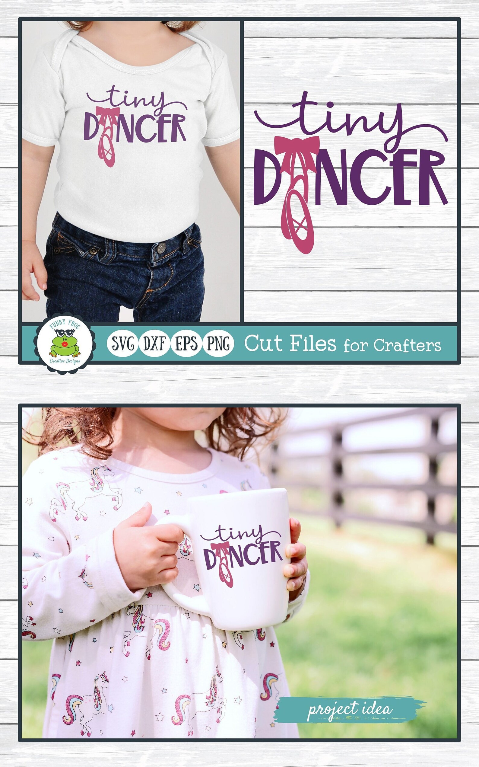 Tiny Dancer Ballet SVG Cut File for Crafters - Etsy