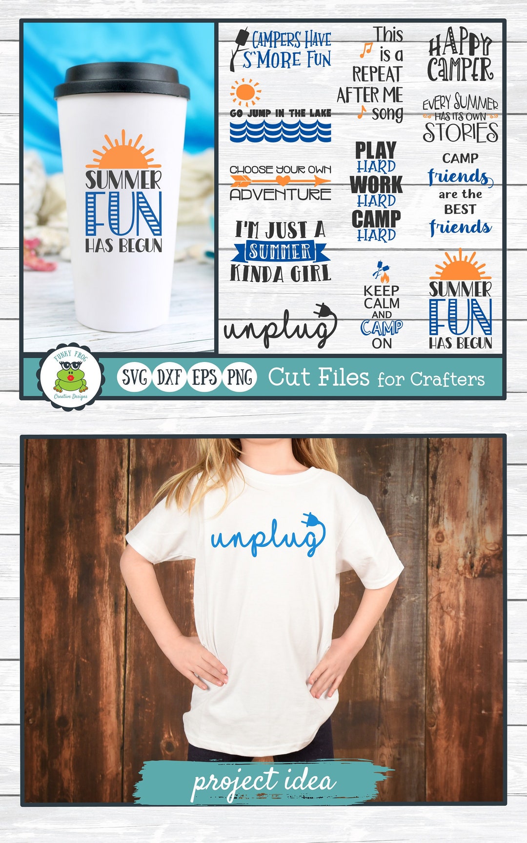 Summer Fun Design Bundle, SVG Cut Files for Crafters - Etsy