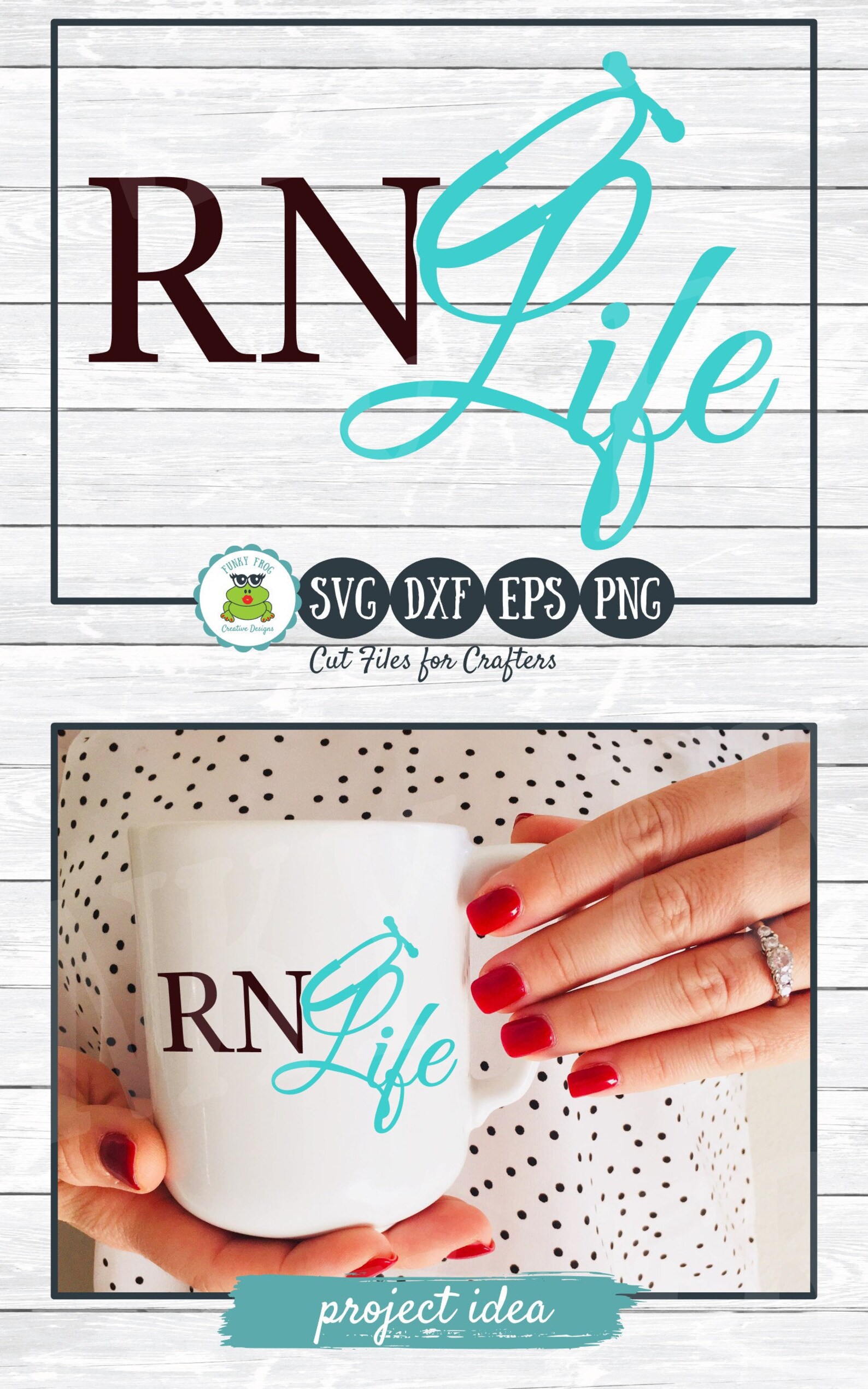 RN Life, Nursing SVG Cut File for Crafters - Etsy