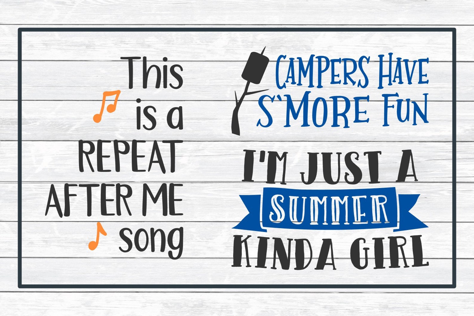 Summer Fun Design Bundle SVG Cut Files for Crafters | Etsy