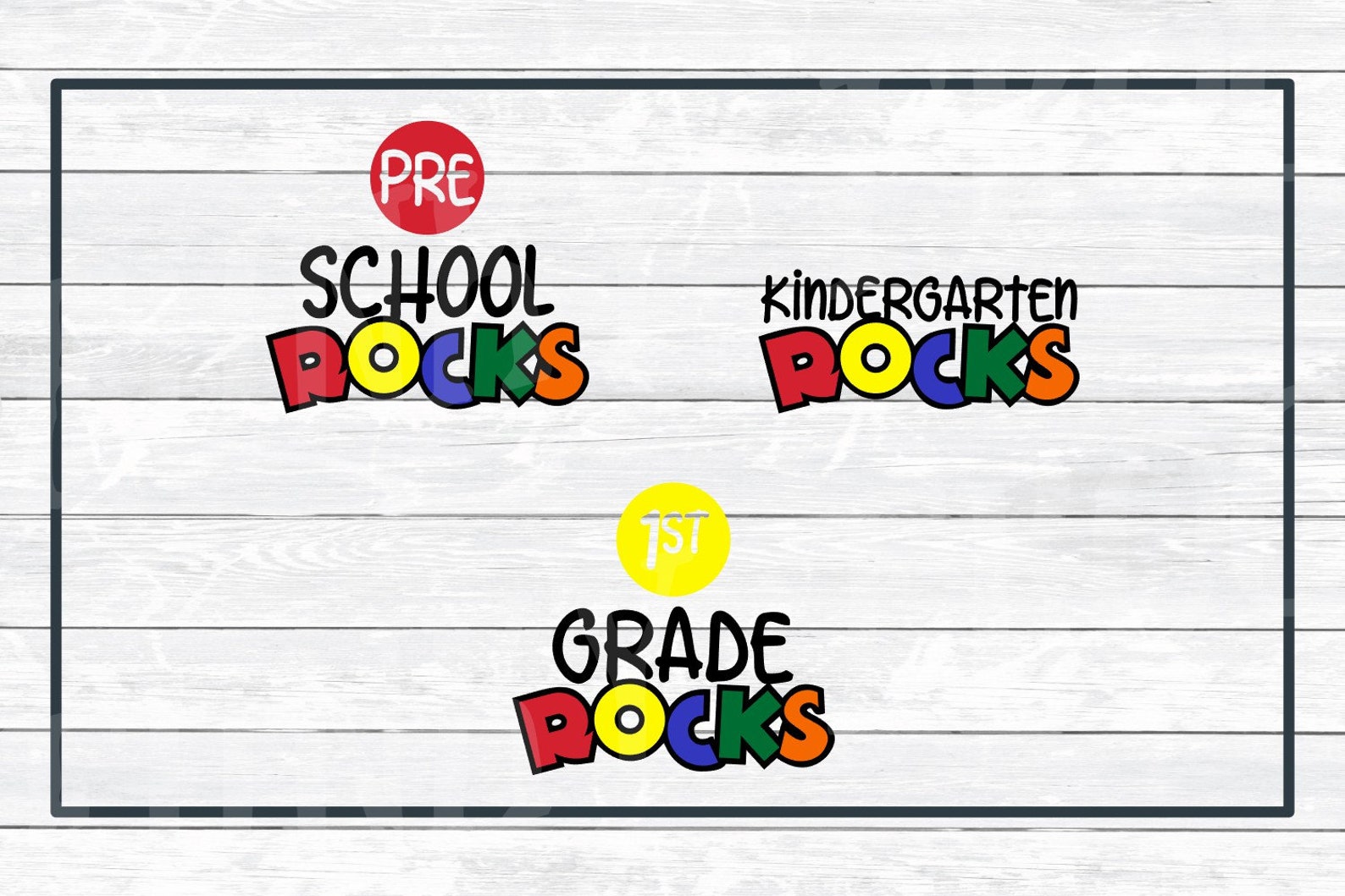 School Rocks Design Bundle SVG Cut Files for Crafters - Etsy