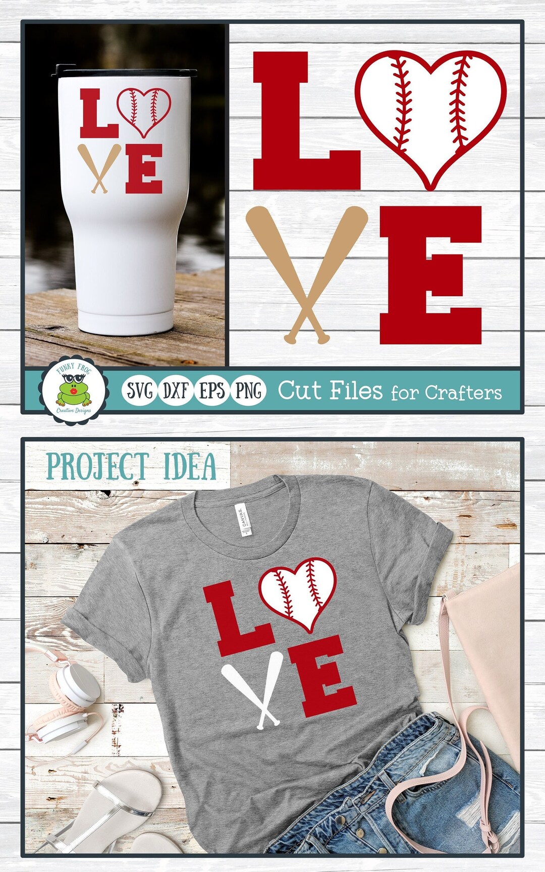 Baseball Love SVG Cut File for Crafters - Etsy