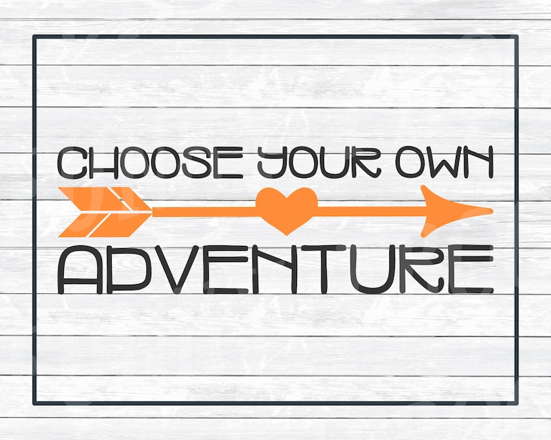 Choose Your Own Adventure SVG Cut File for Crafters - Etsy