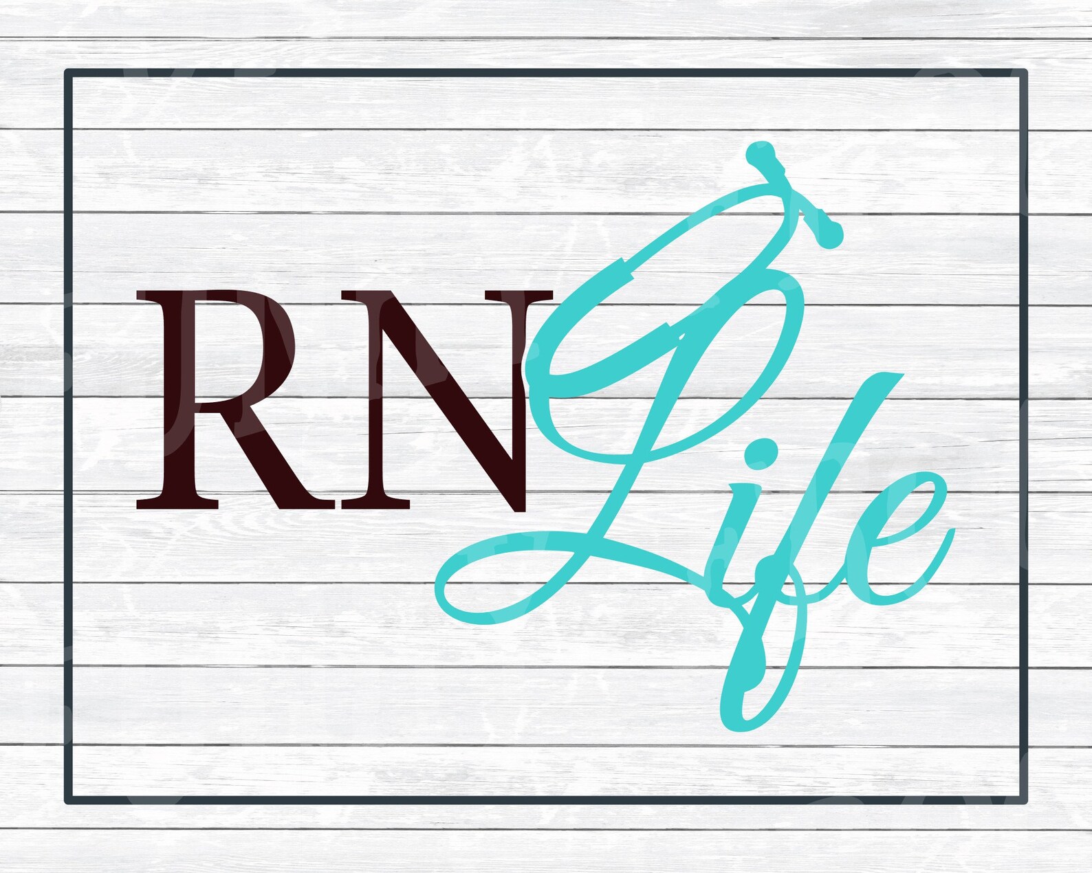 RN Life Nursing SVG Cut File for Crafters - Etsy