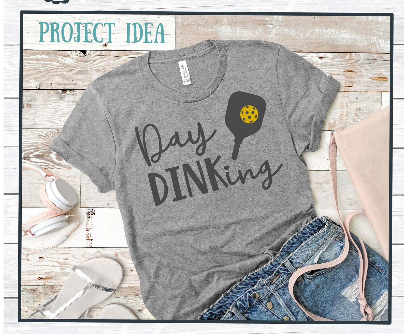 Day Dinking Pickleball SVG Cut File for Crafters - Etsy