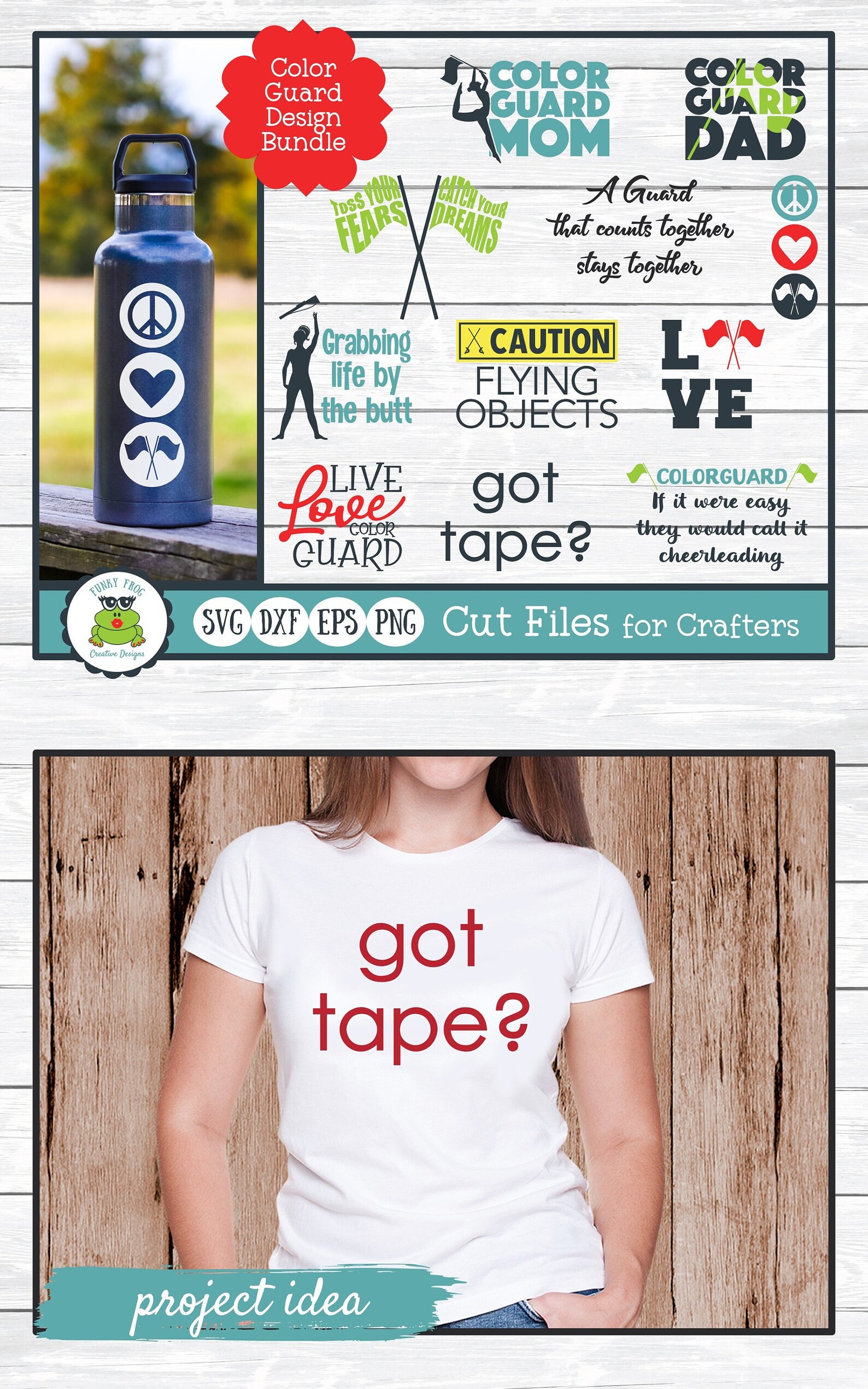 Color Guard Design Bundle SVG Cut Files for Crafters - Etsy