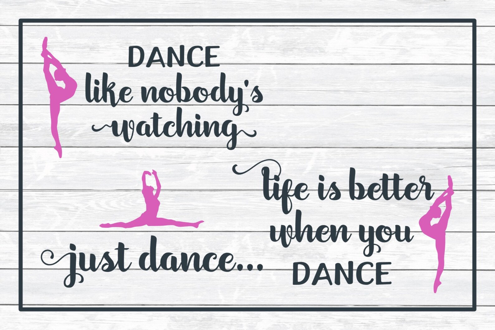 Dance Quotes Design Bundle, SVG Cut Files for Crafters - Etsy