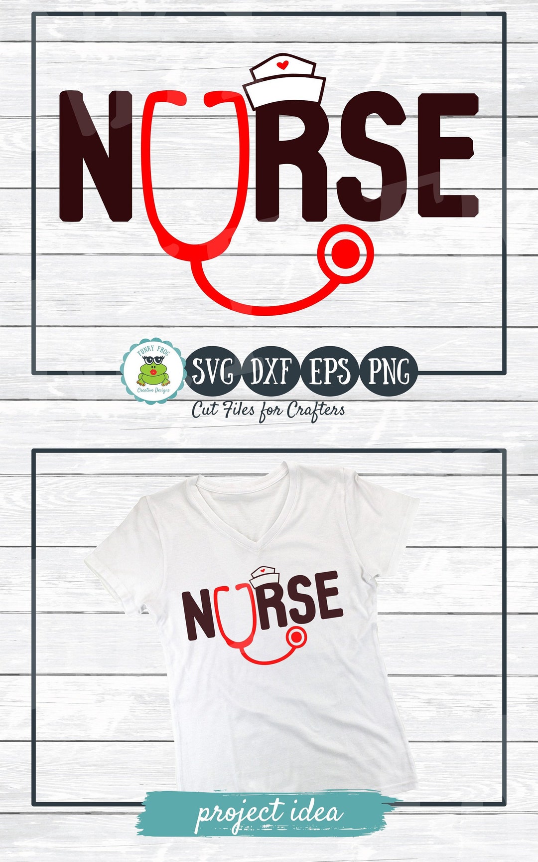 Nurse SVG Cut File for Crafters - Etsy