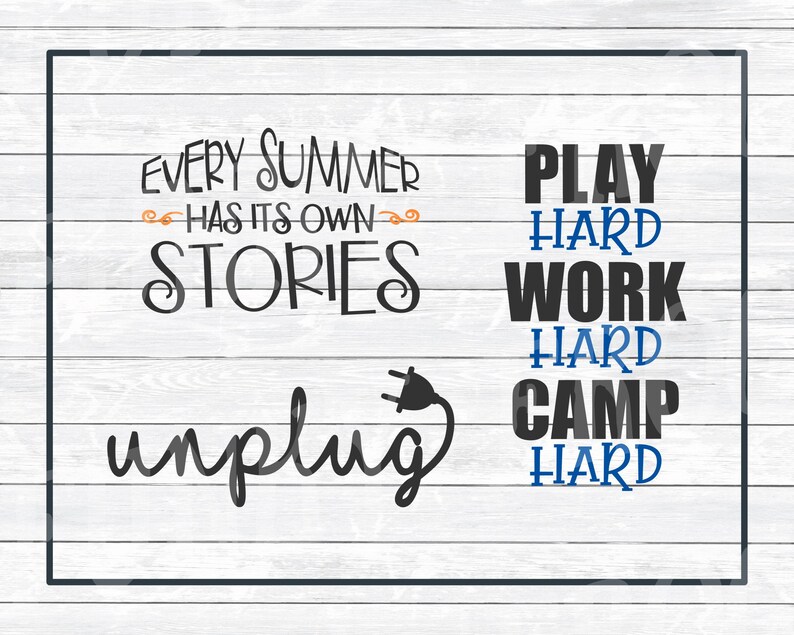 Summer Fun Design Bundle SVG Cut Files for Crafters | Etsy