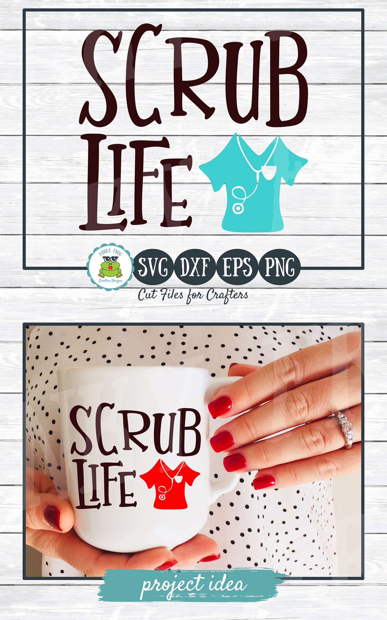 Scrub Life SVG Cut File for Crafters - Etsy
