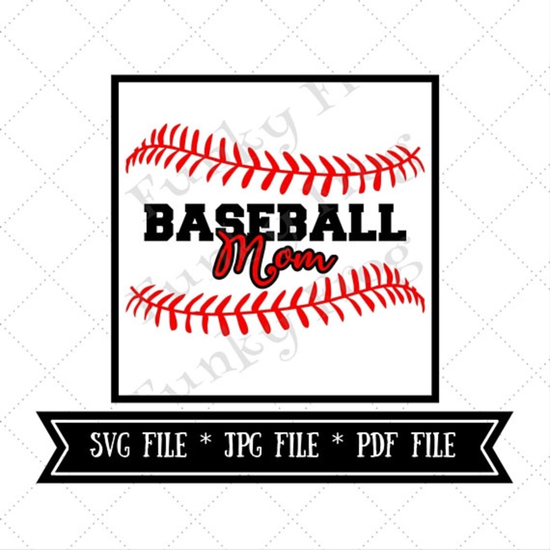 Baseball Mom SVG Cut File for Crafters - Etsy