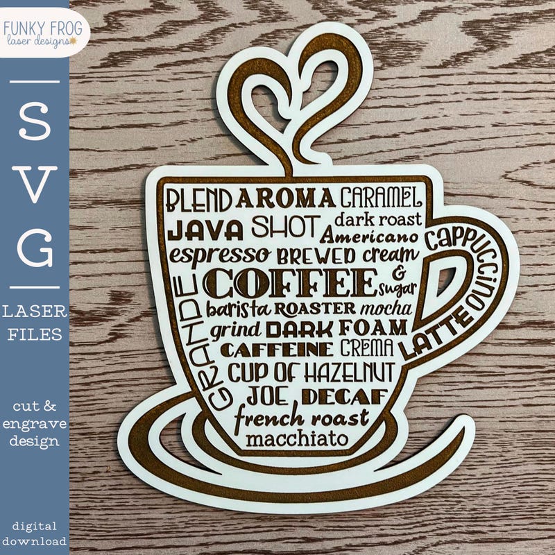 Coffee Word Art - Etsy