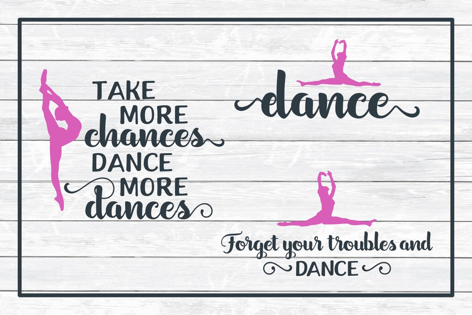 Dance Quotes Design Bundle, SVG Cut Files for Crafters - Etsy