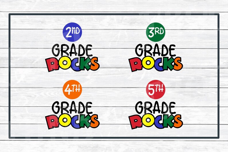 School Rocks Design Bundle SVG Cut Files for Crafters | Etsy
