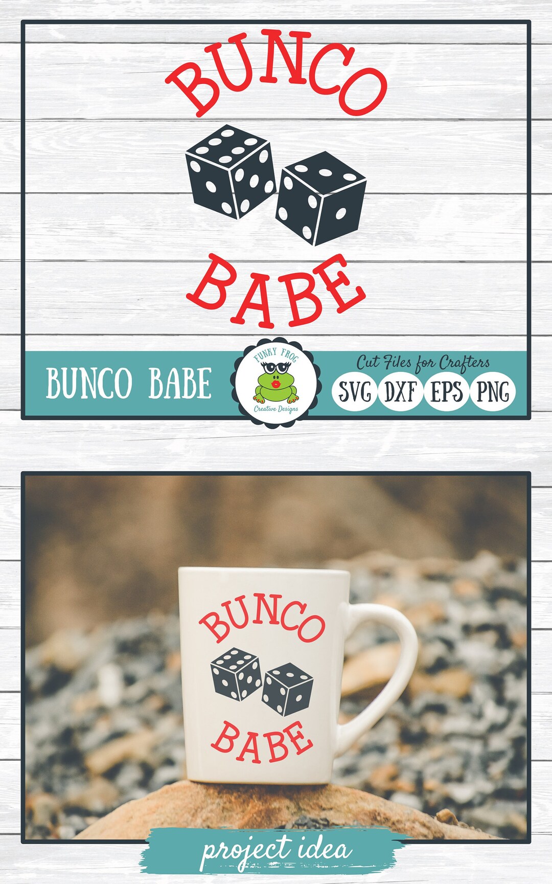Bunco Babe SVG Cut File for Crafters - Etsy