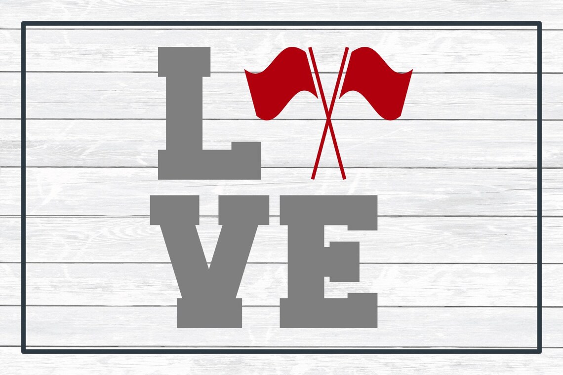 Color Guard Love SVG Cut File for Crafters - Etsy