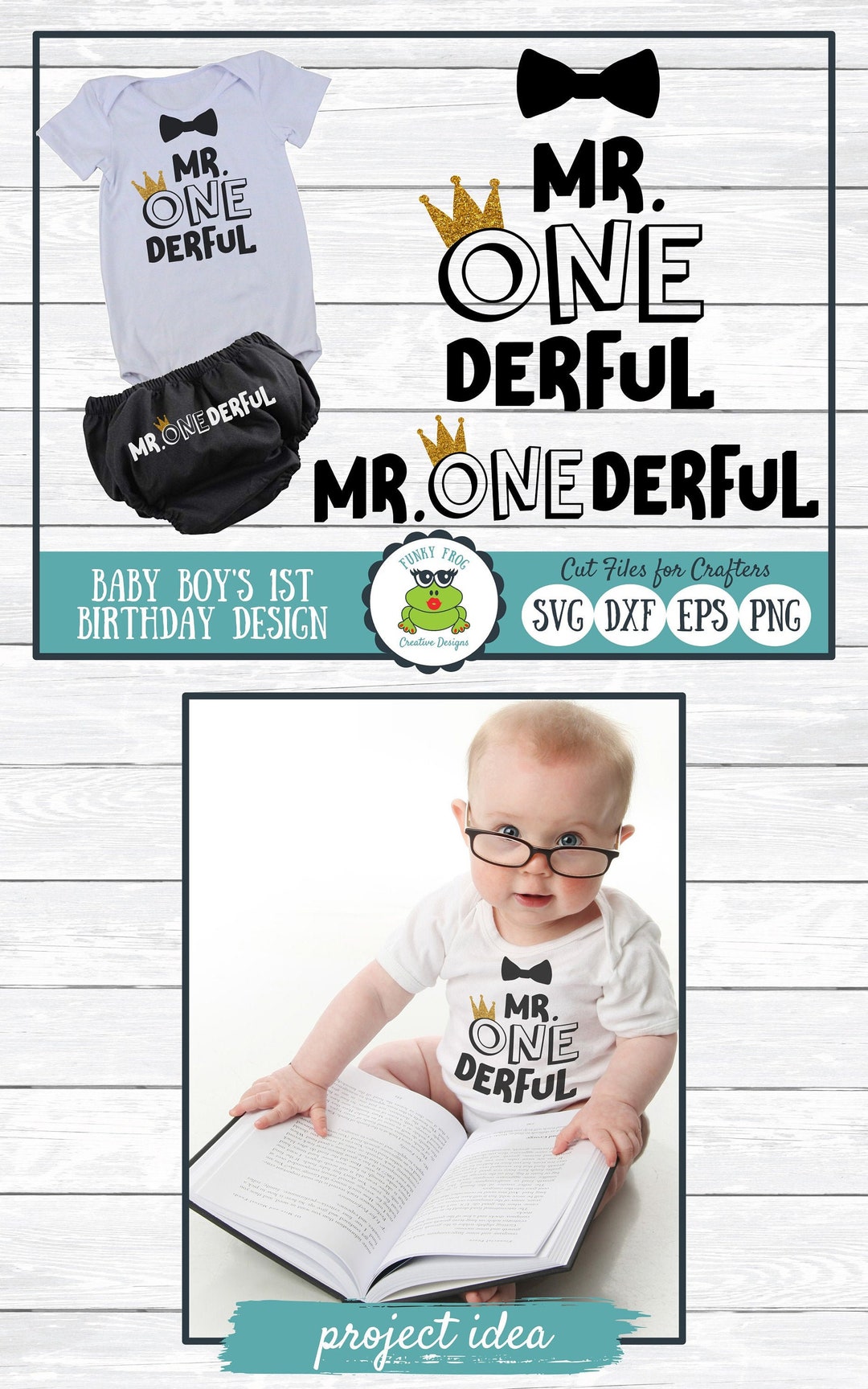 Mr. One Derful - First Birthday SVG Cut File - Etsy