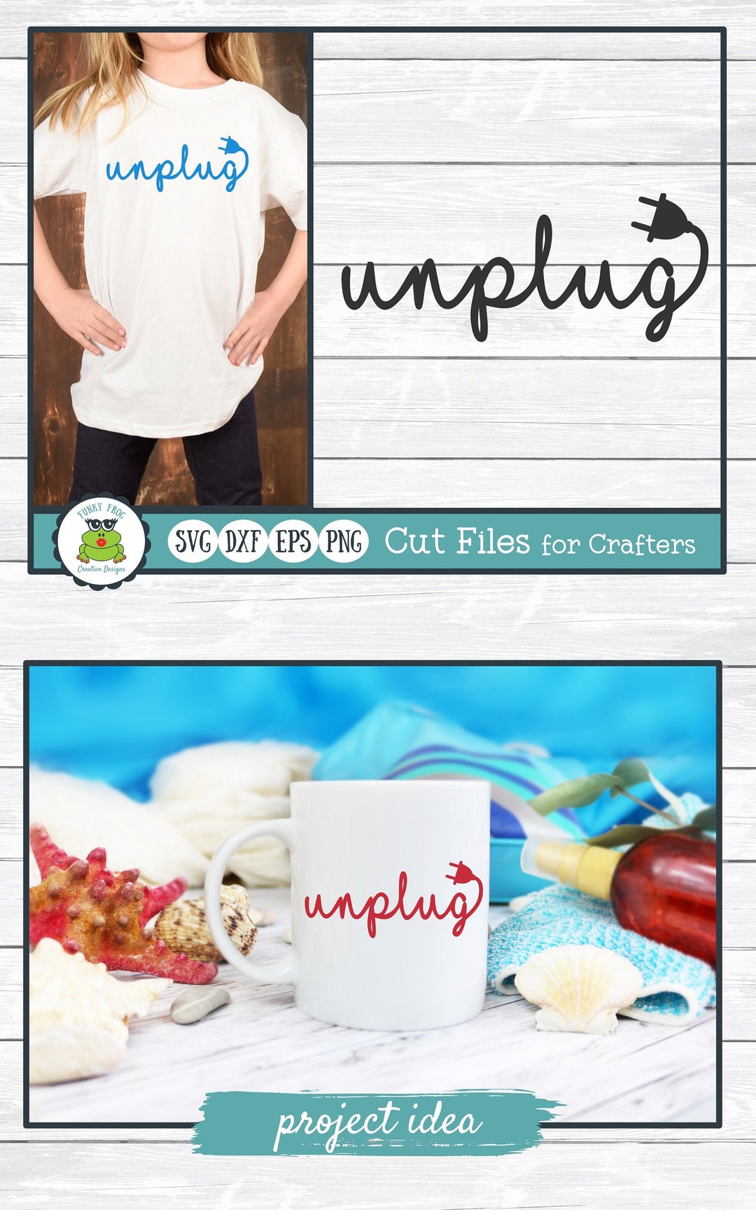 Unplug, SVG Cut File for Crafters - Etsy