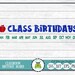 Class Birthdays Classroom Birthdays SVG Cut File for Crafters - Etsy