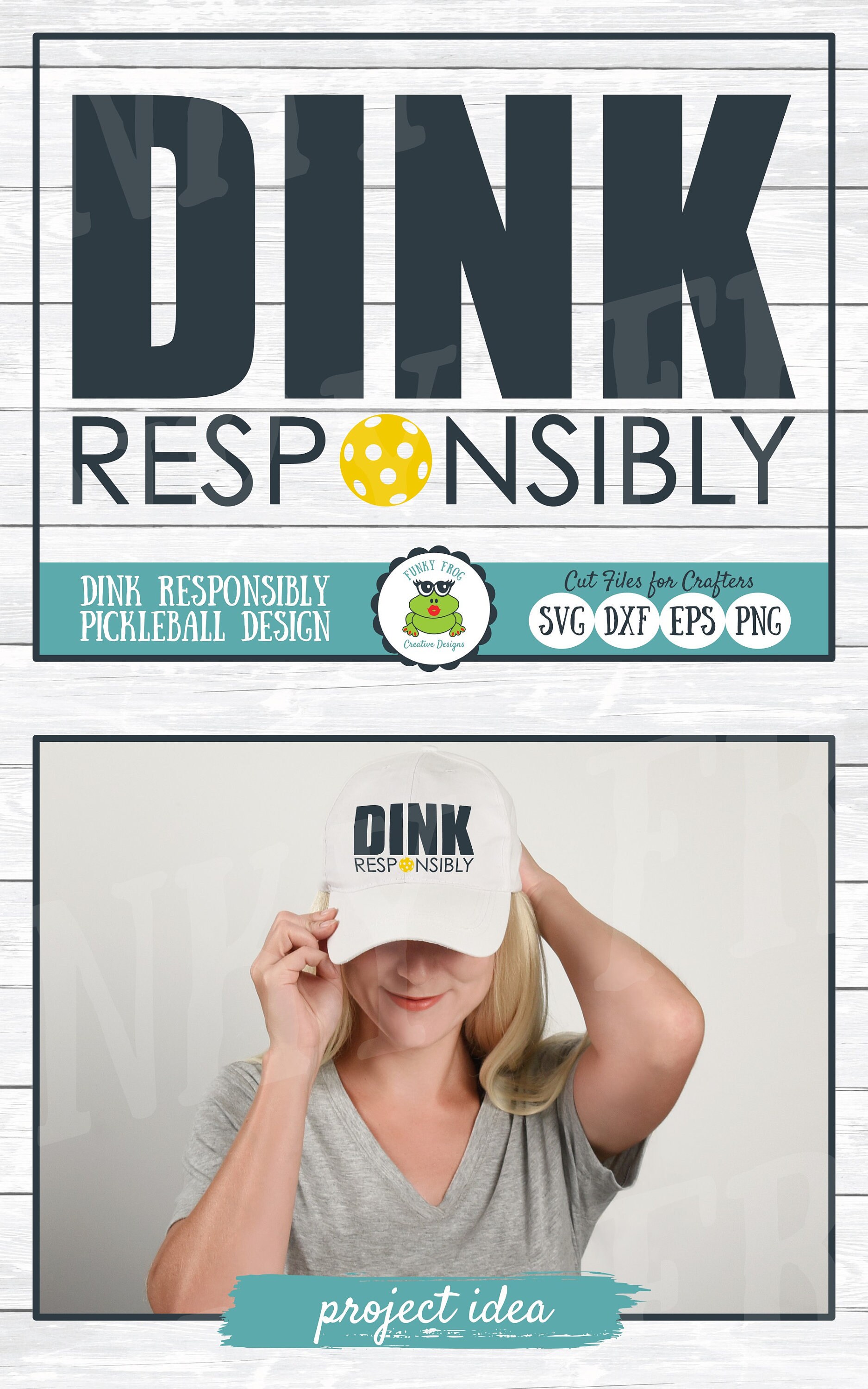 Dink Responsibly Pickleball SVG Cut File for Crafters - Etsy Canada