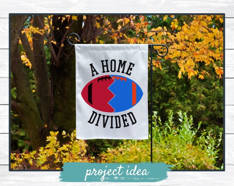 A Home Divided Football SVG Cut File - Etsy
