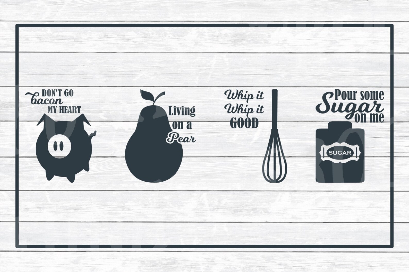 Kitchen Art Design Bundle 4, Music Puns, SVG Cut Files for Crafters - Etsy