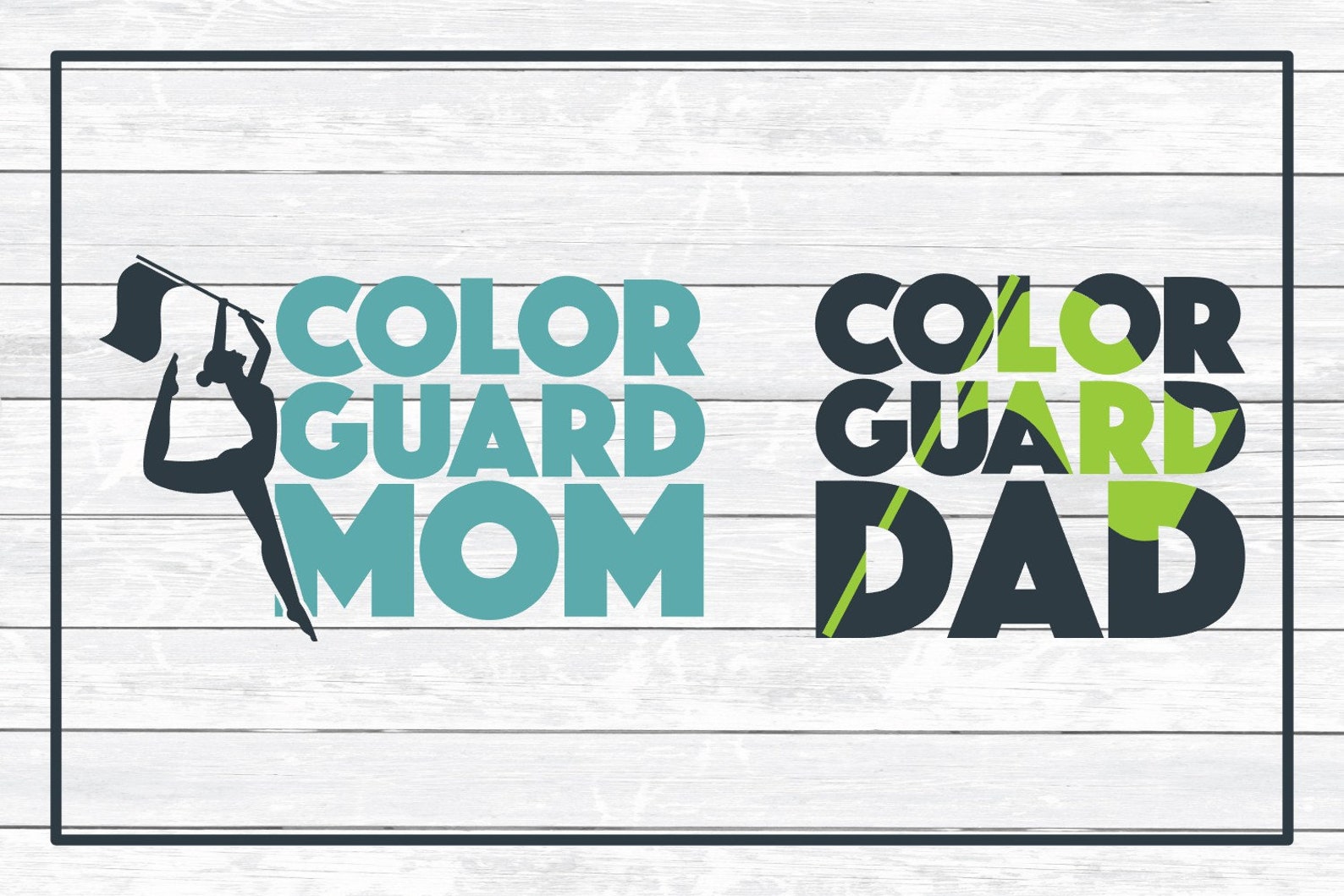 Color Guard Mom and Color Guard Dad, SVG Cut Files for Crafters - Etsy