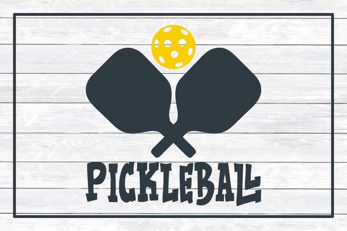 Pickleball SVG Cut File for Crafters - Etsy