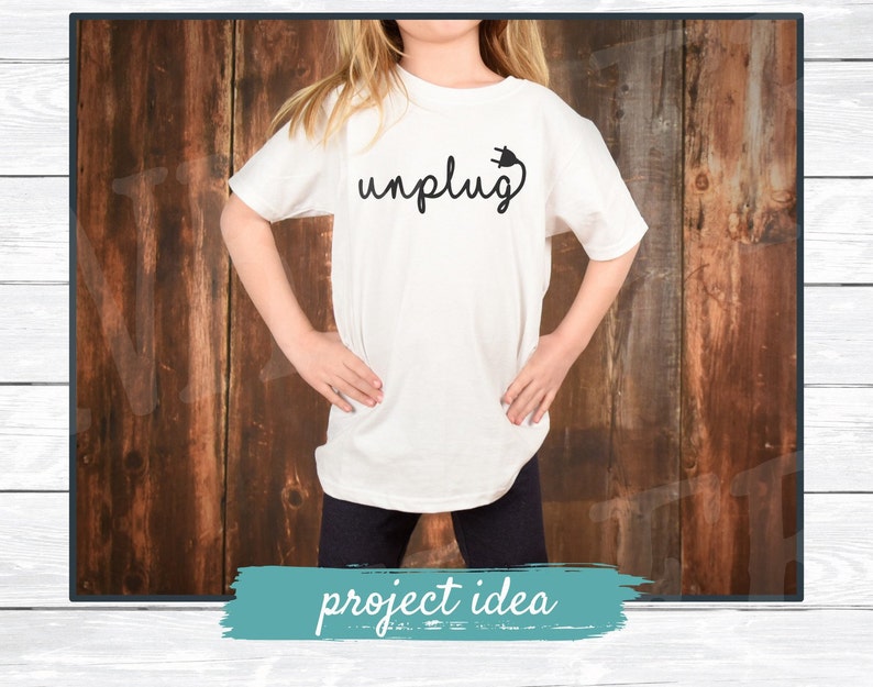 Unplug SVG Cut File for Crafters | Etsy