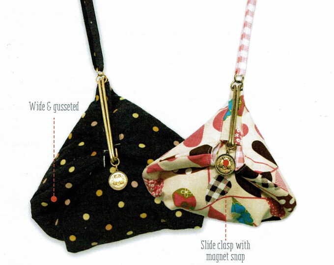 QH Textiles Sewing Pattern and Instructions for Slide Clasp Purses (B ...