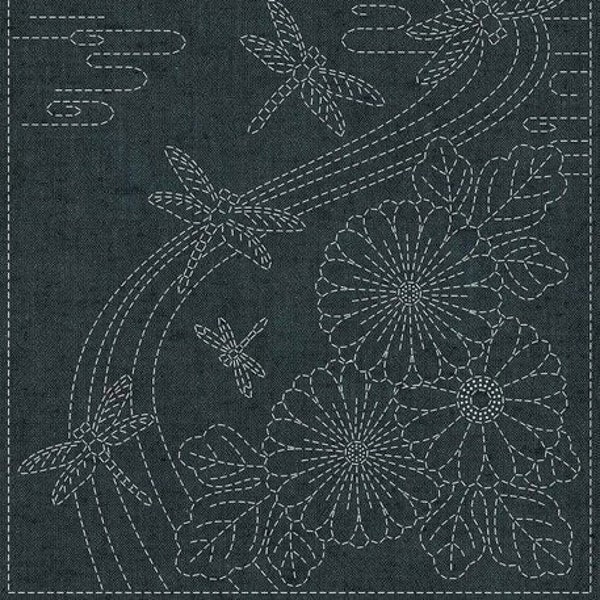 Sashiko Dragonfly - Etsy