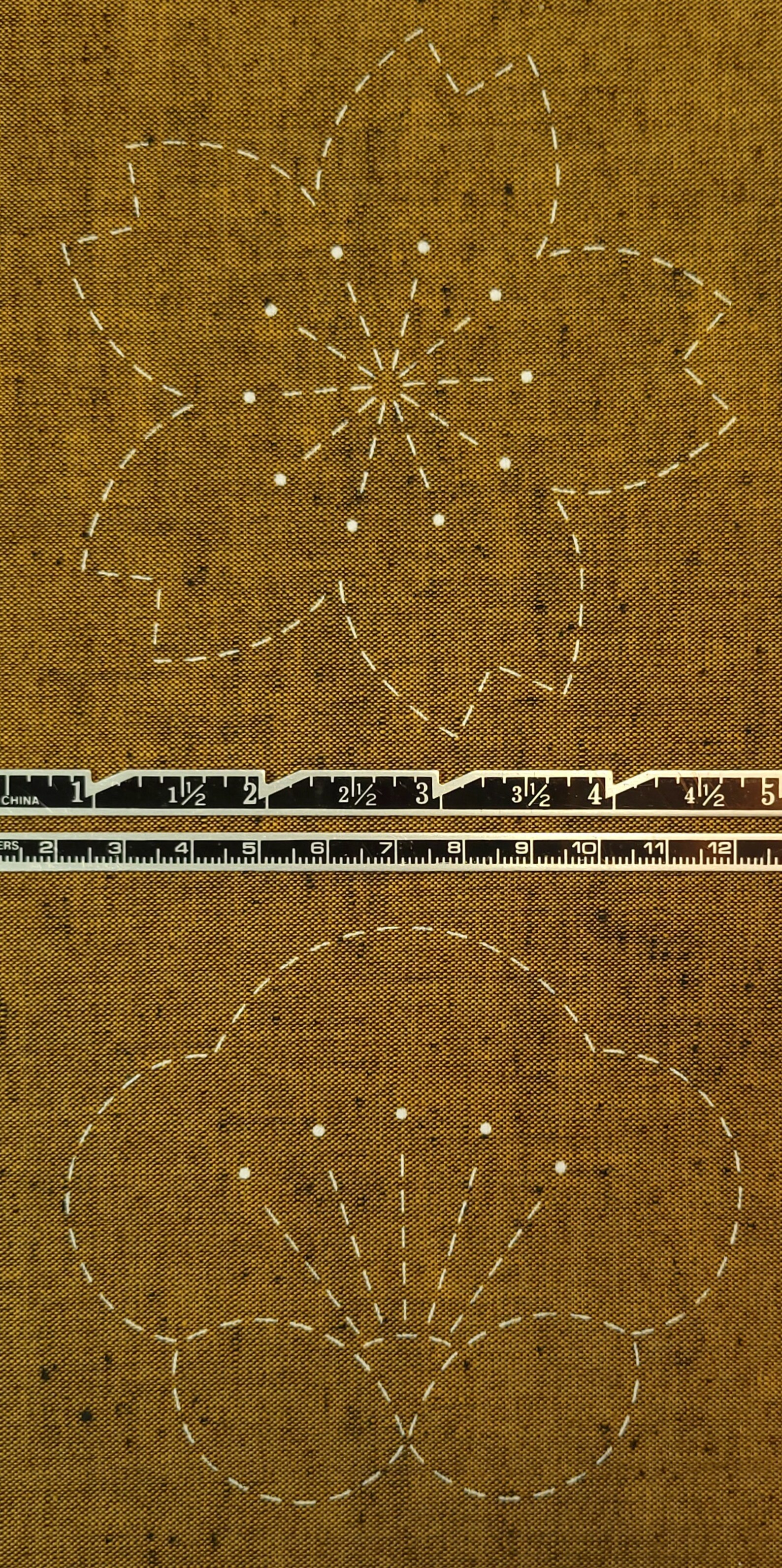 Bebe Bold Sashiko Pre-printed Wash-away Panel - Traditonal Patterns and ...
