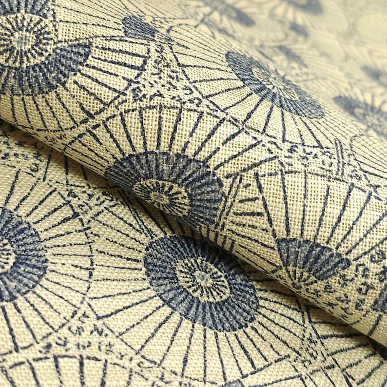 New Sevenberry Japan Nara Homespun Cotton Canvas Fabric - Beige Greige ...