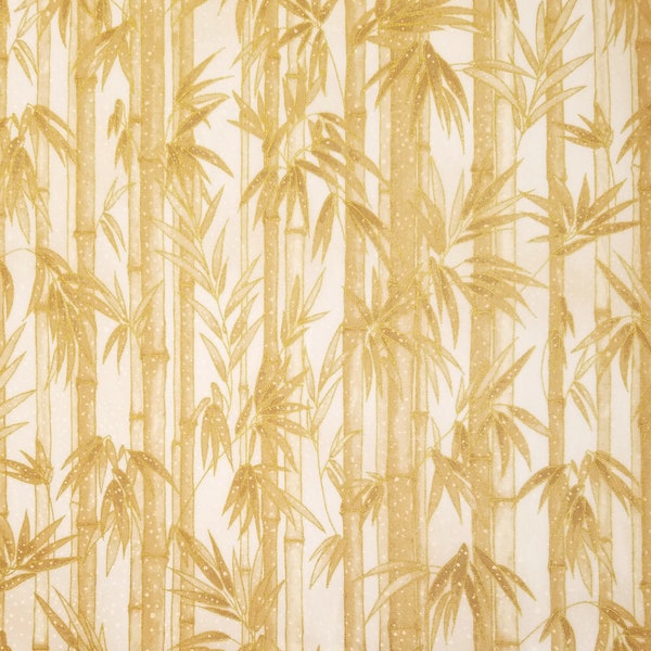 Bamboo Print Fabric - Etsy