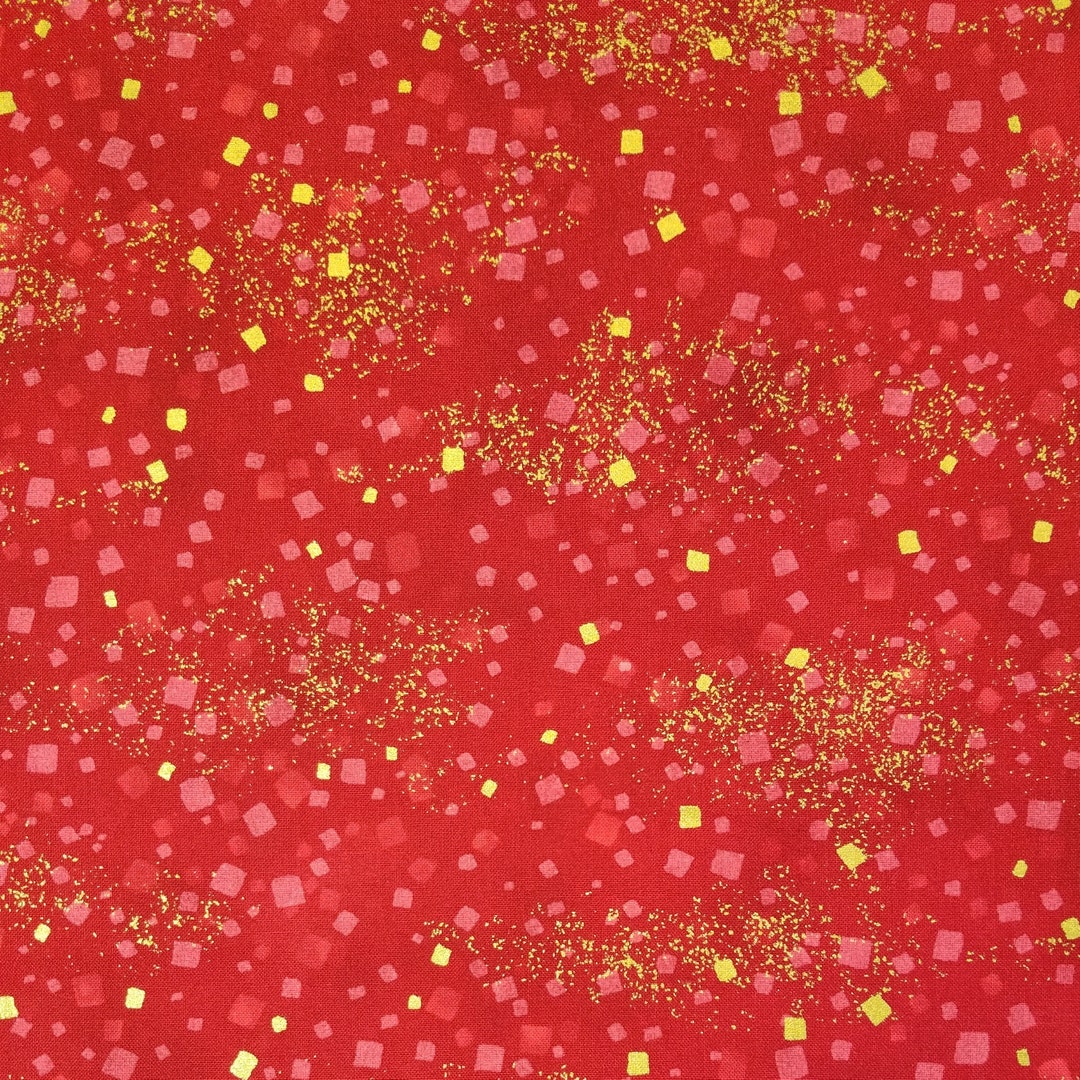 Imperial Collection by Studio RK - Red Confetti Squares - 24 Inch ...