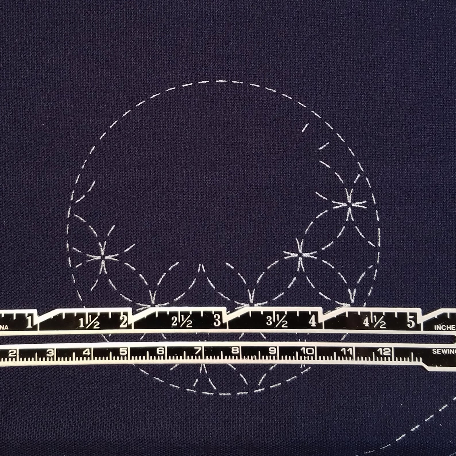 Sashiko Pre-printed Wash-away Pattern Sampler Panel NEW - Etsy