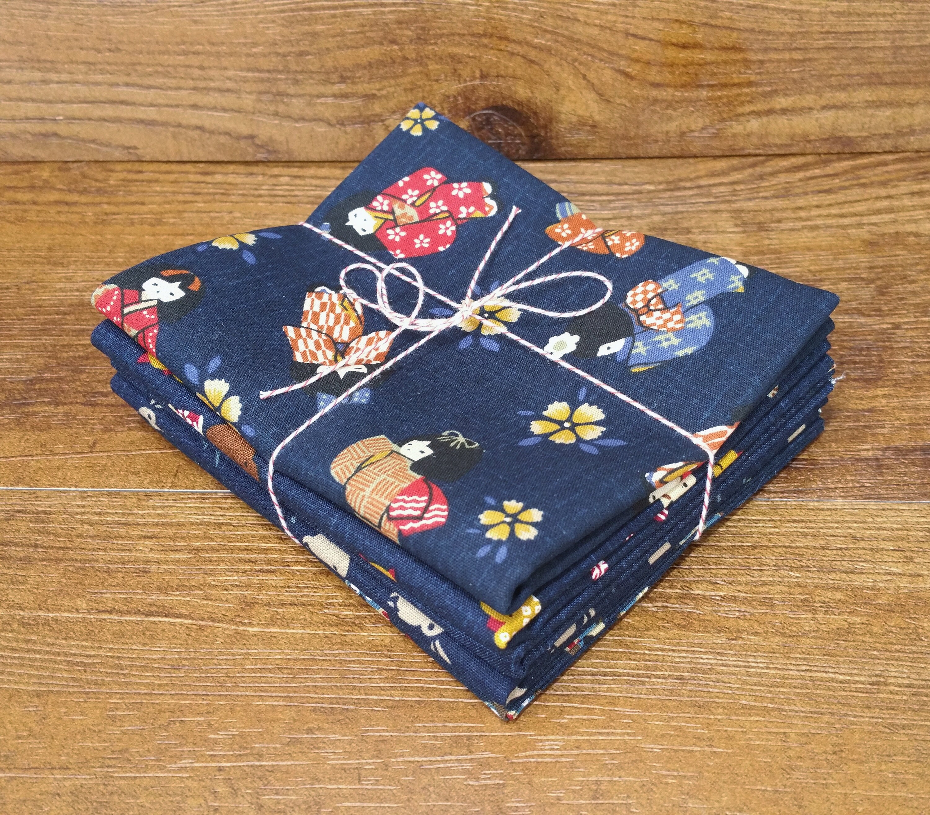 Fat Quarter collection of Japanese import quilting fabric Colorful ...