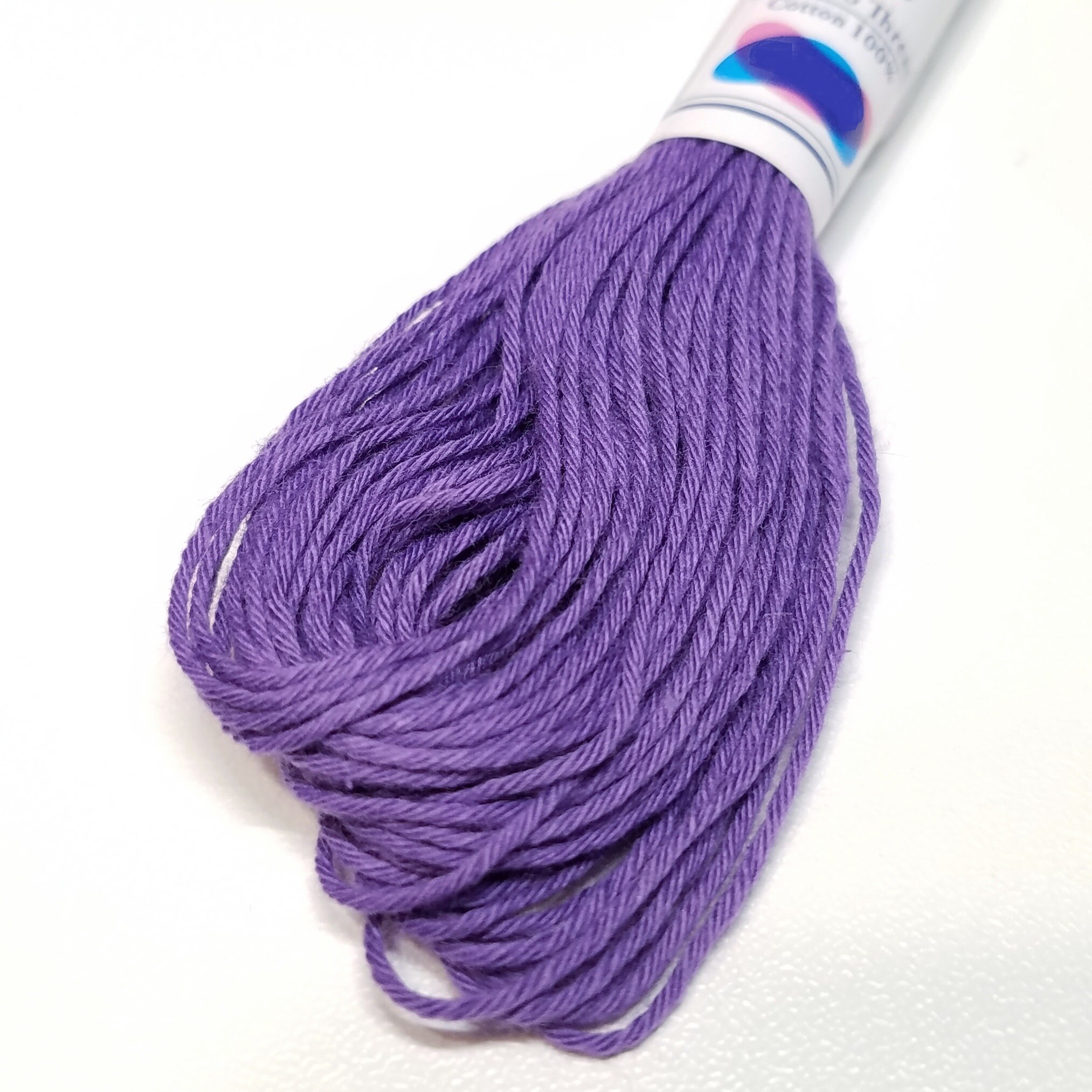 Sashiko thread - Purple color #19 - 20 meter skein