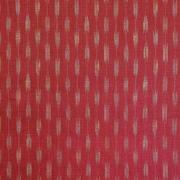Red Ikat Fabric - Etsy