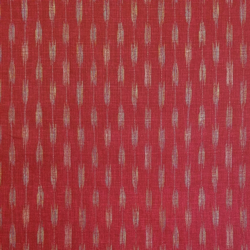 Red Ikat Fabric - Etsy