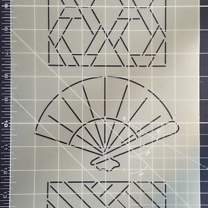 Quilting Creations "mini Sashiko Fan, Hexagon, Parquetry" Sashiko ...