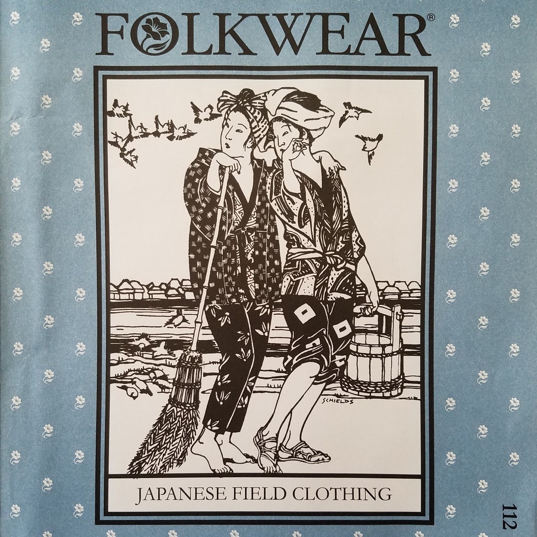 Folkwear Sewing Pattern # 112 Japanese Field Clothing; Hippari, Padded ...