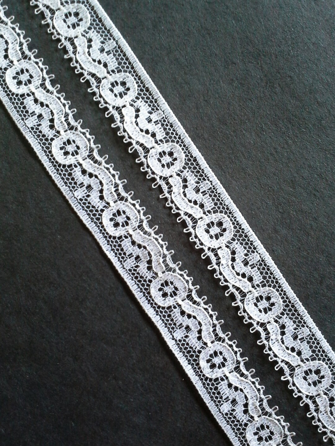 Vintage .5 Inch Wide White Lace Trim- by the Yard - Etsy
